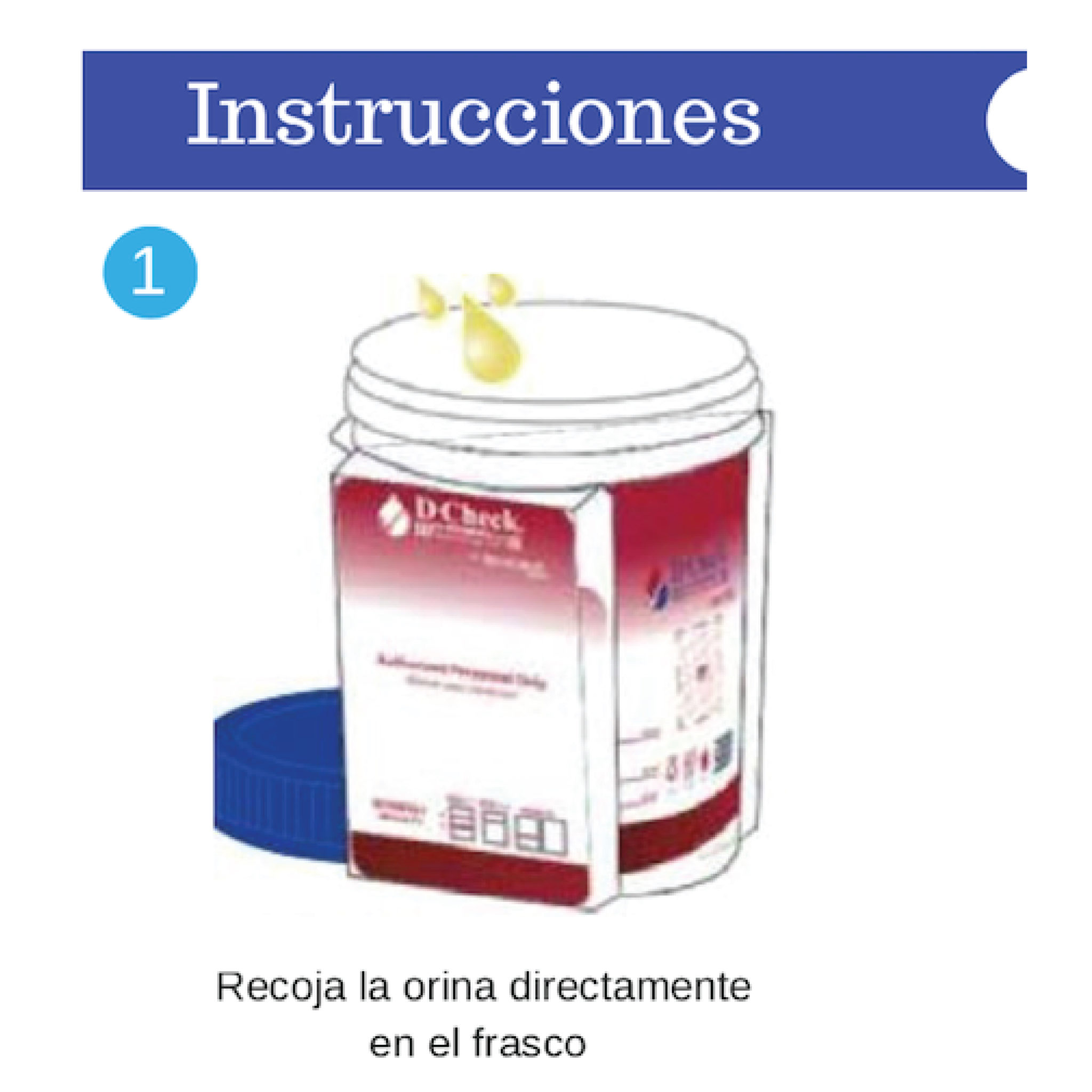 Prueba Antidoping en orina D-Check® FRASCO | Distribuidora Testing