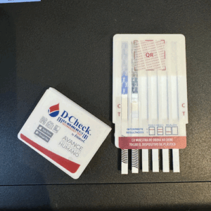 Prueba Antidoping en orina D-Check® TARJETA | Distribuidora Testing